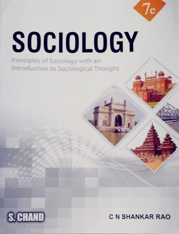 SChand Sociology 7th Edition By CN Shankar Rao In English » WishAllBook ...