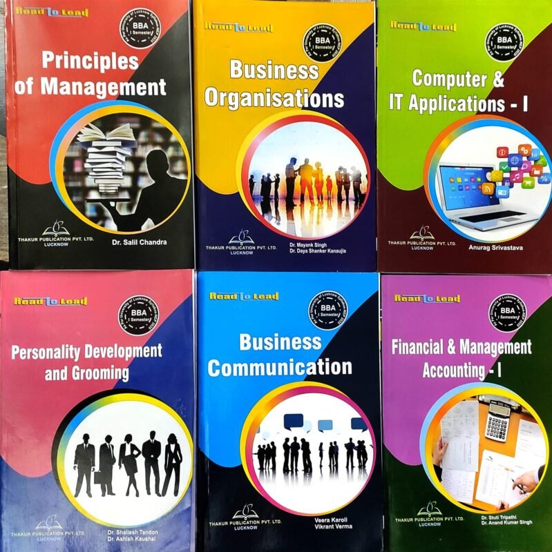 BBA 1st Semester Thakur Publication LU Notes Latest Edition 2022-23 ...