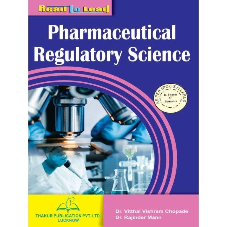 Pharmaceutical Regulatory Science BPharma 8th Sem Thakur Notes ...