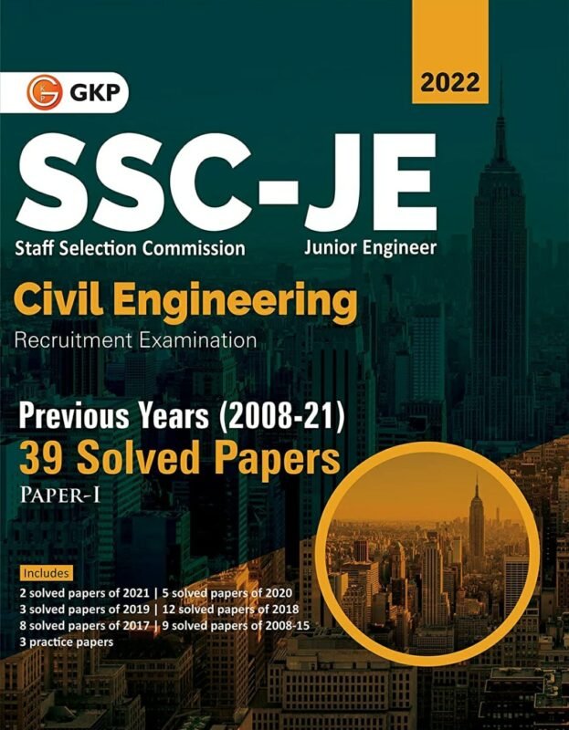 SSC JE Solved Papers Civil Engineering Paper 1 2022 » WishAllBook ...