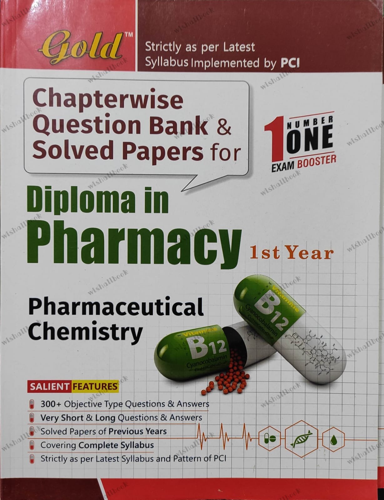 Gold D Pharma 1st Year Solved Paper | Pharmaceutical Chemistry In ...