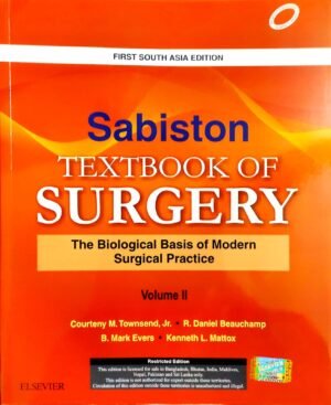 Sabiston Textbook Of Surgery Set Of 2 Volumes 1st South Asia Edition ...