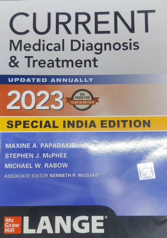 CMDT Indian Edition 2023 | Updated Annually | Current Medical Diagnosis ...