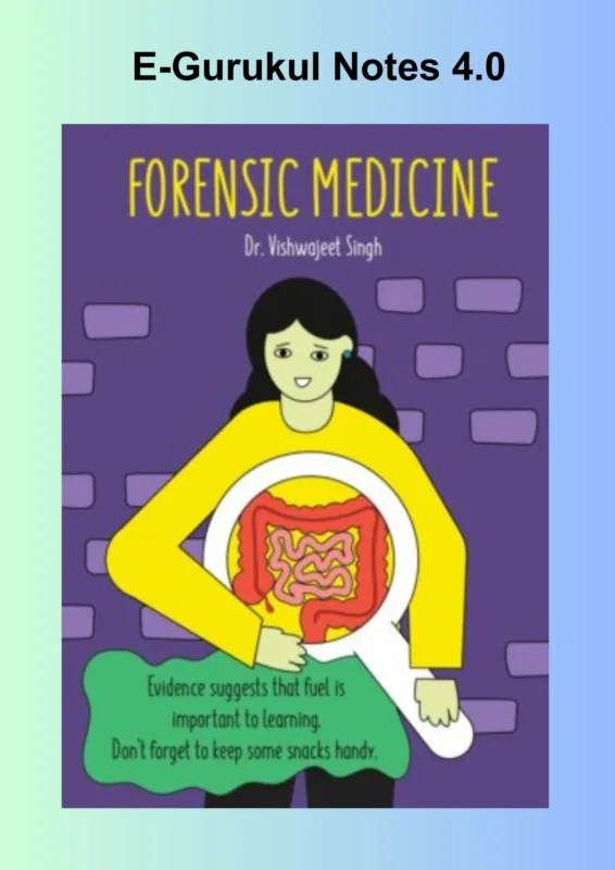 E Gurukul Notes 4 Forensic Medicine And Toxicology By Dr Vishwajeet ... E Gurukul Notes 4 Forensic Medicine And Toxicology By Dr Vishwajeet ...
