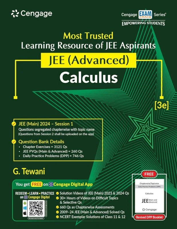 Cengage For JEE Advance CALCULUS By G. Tewani 3rd Edition » WishAllBook ...